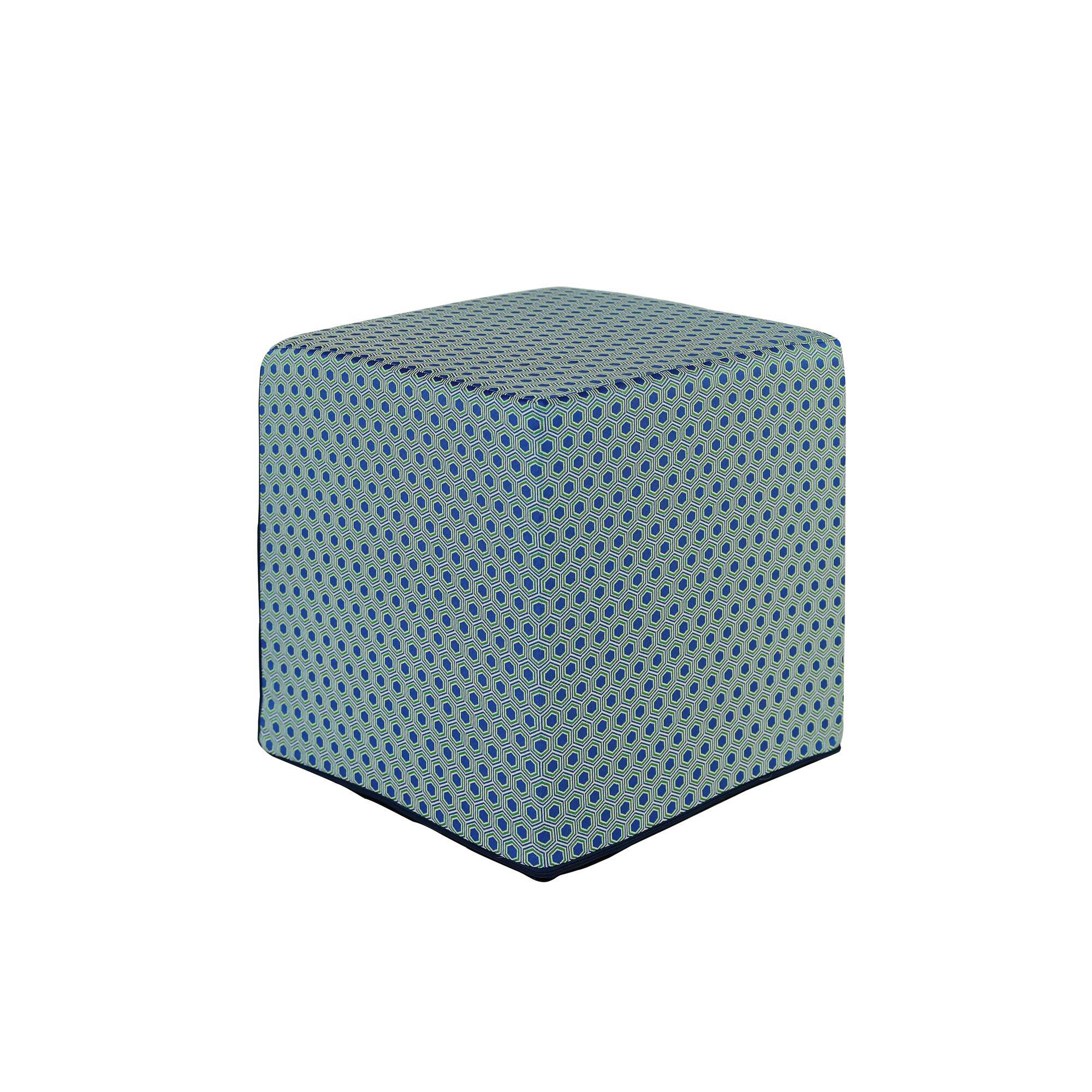 Pouf de sol rectangulaire 110 x 130 cm IN&OUT COTTON WOOD
