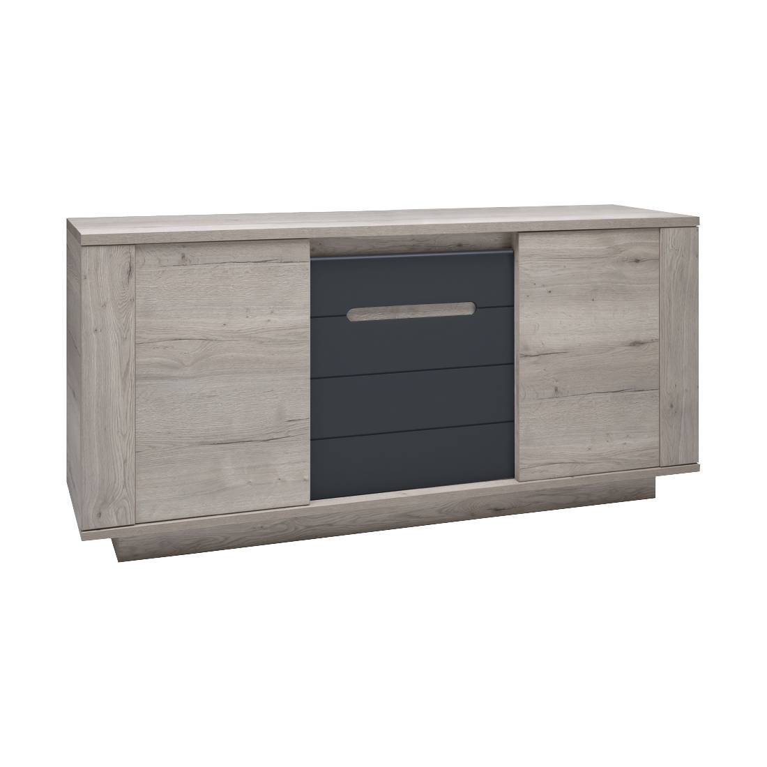 Buffet 4 portes, 4 tiroirs Luminescence CAMIF | Camif