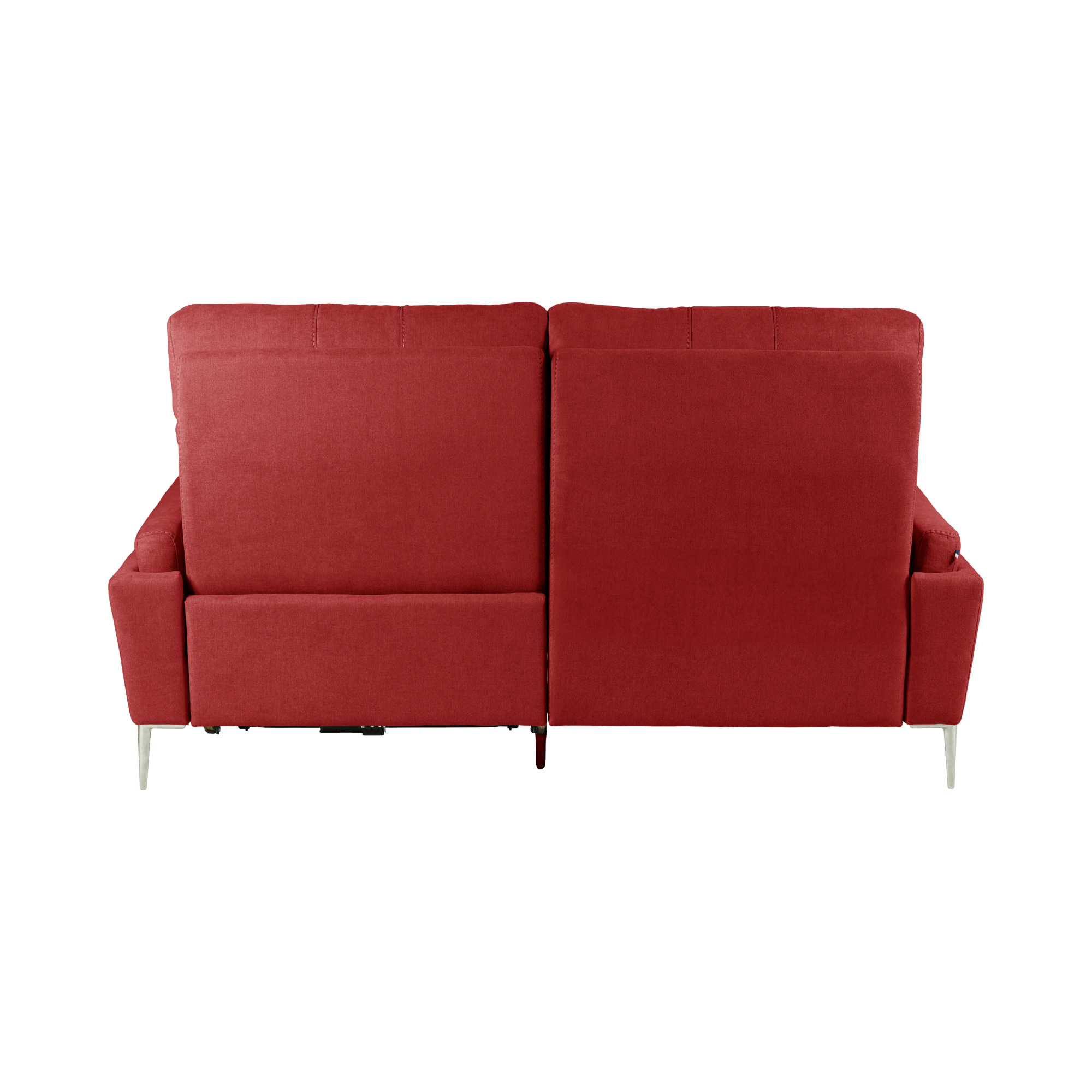 Canapé relax électrique tissu Boston - Lie de Vin - 3 places - relax à ...