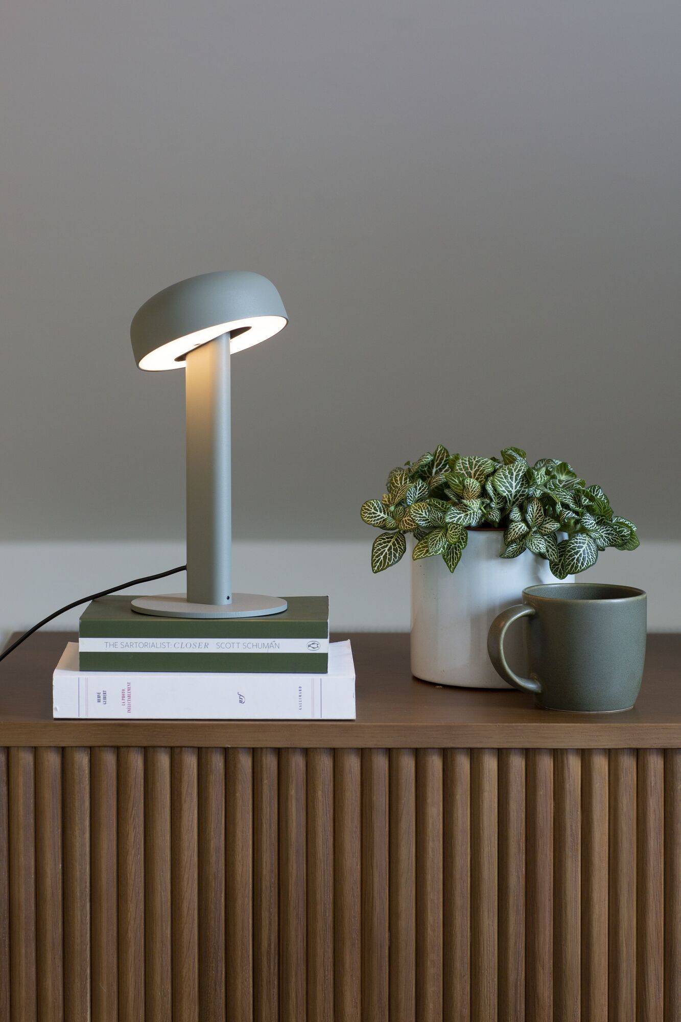 TIPTOE Lampe à poser Nod - Gris Eucalyptus | Camif