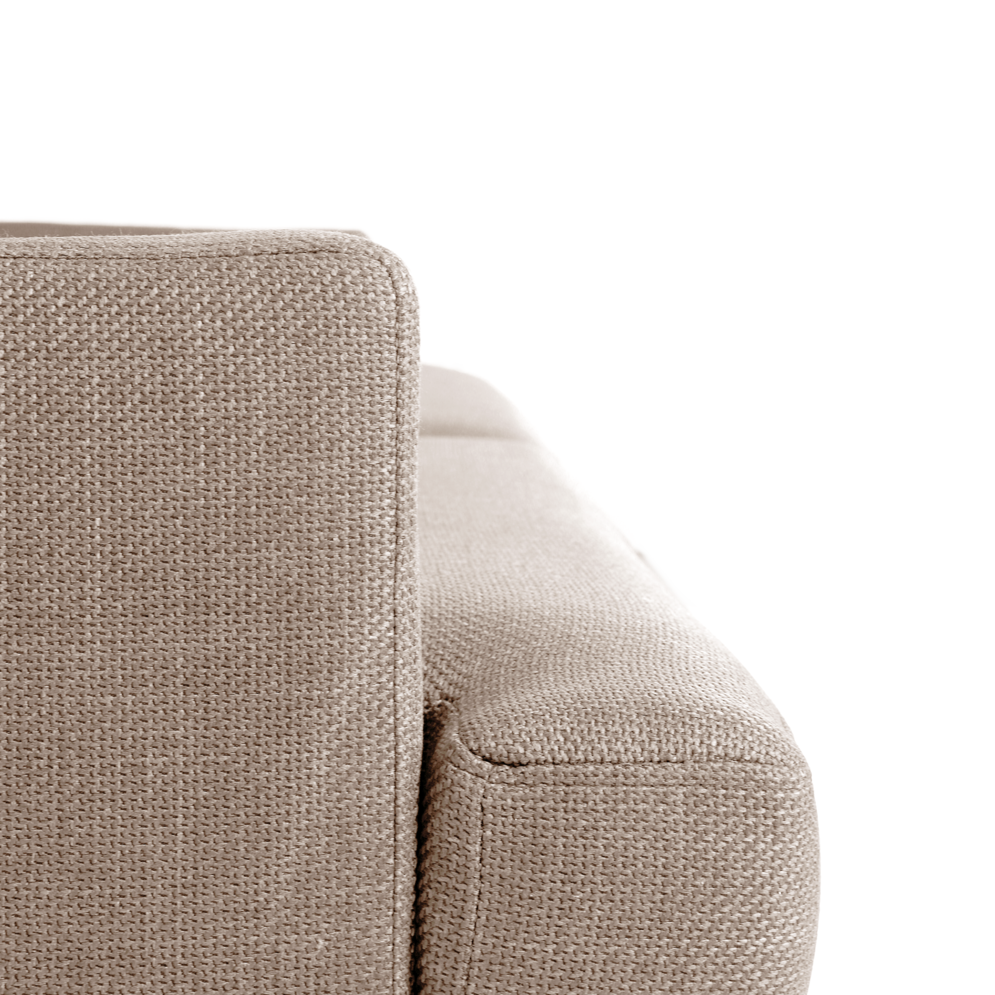 Canapé tissu déhoussable Merlin - Beige - 2 places | Camif