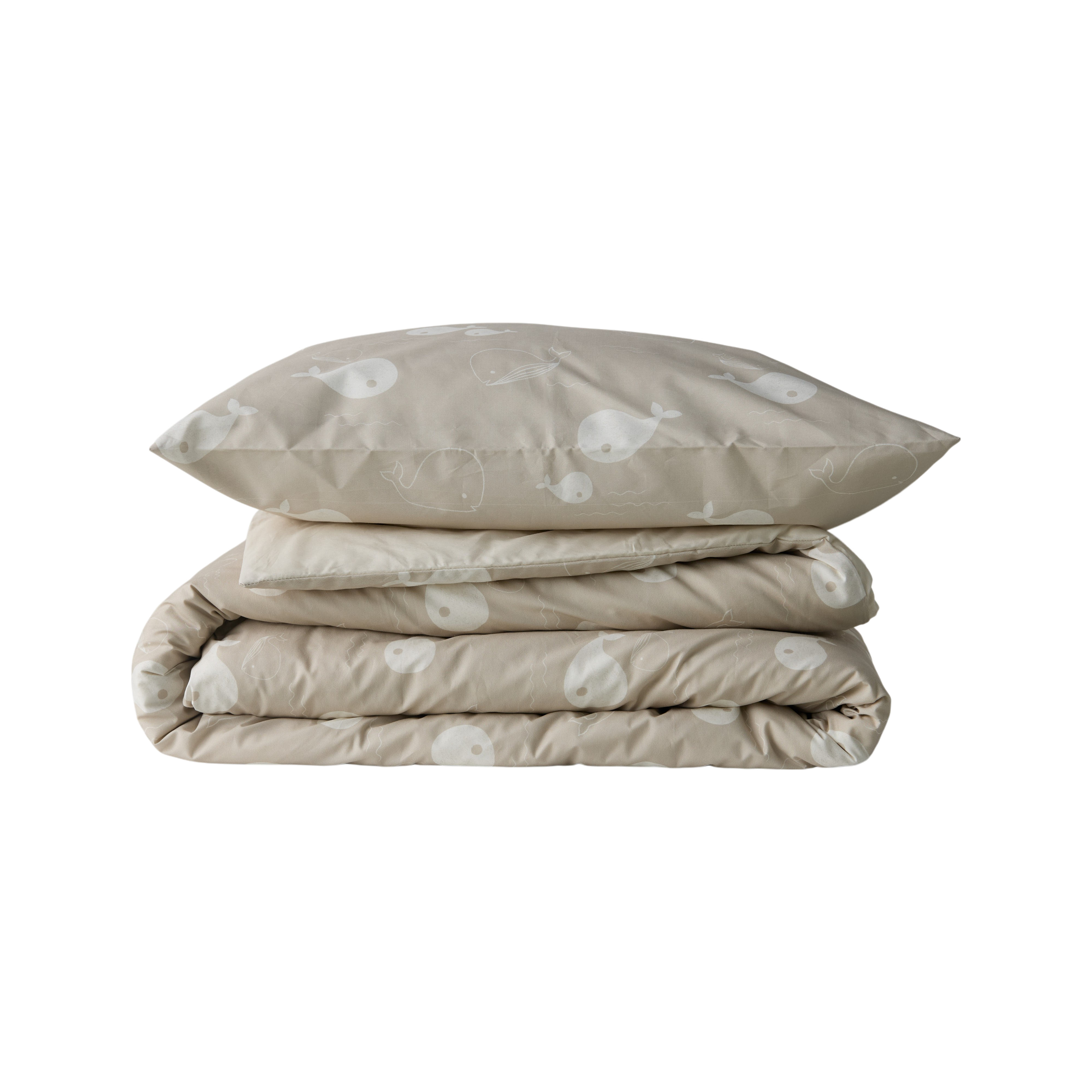 Parure de lit coton P'tite Baleine | Boutique Design Feria