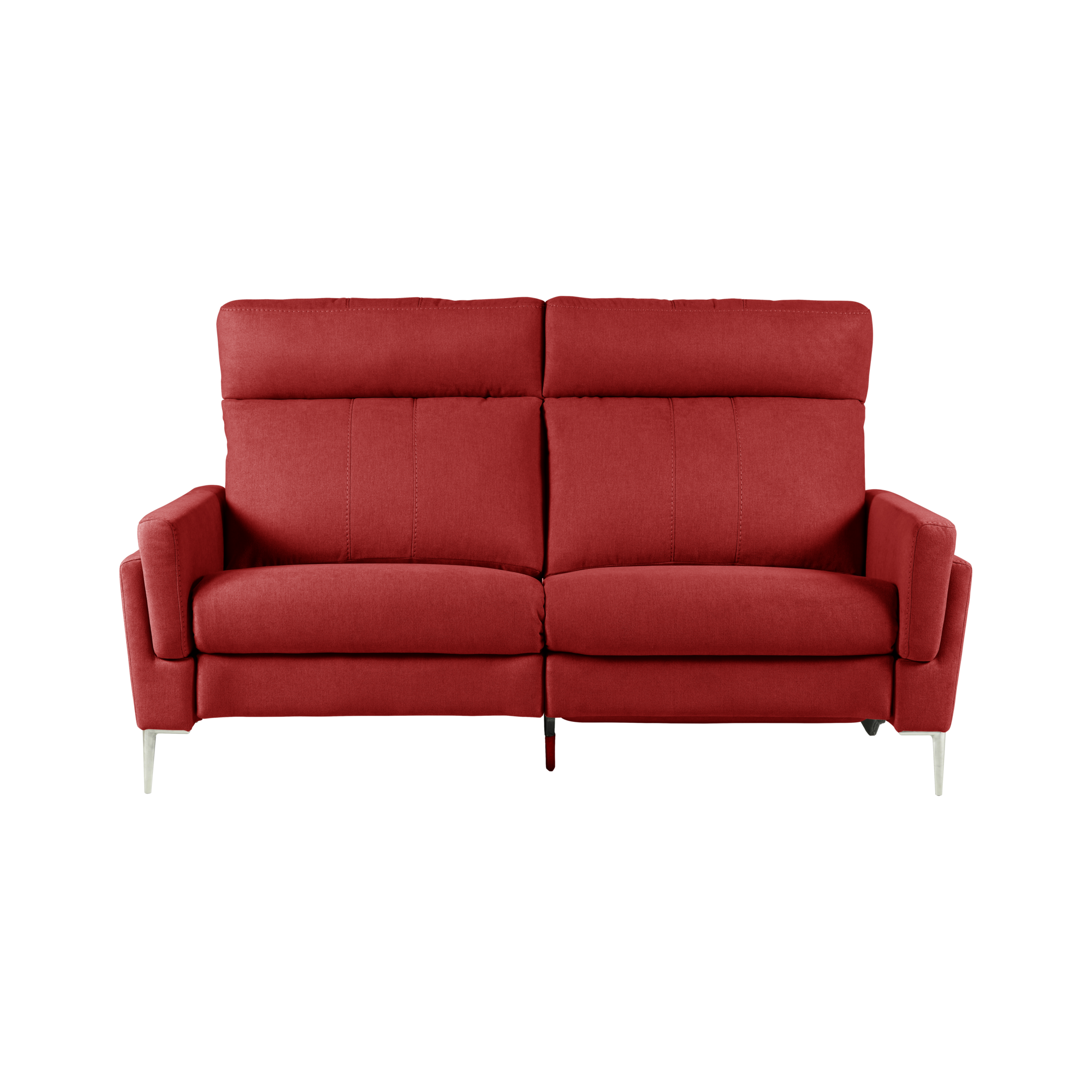 Canapé relax électrique tissu Boston - Lie de Vin - 3 places - relax à ...