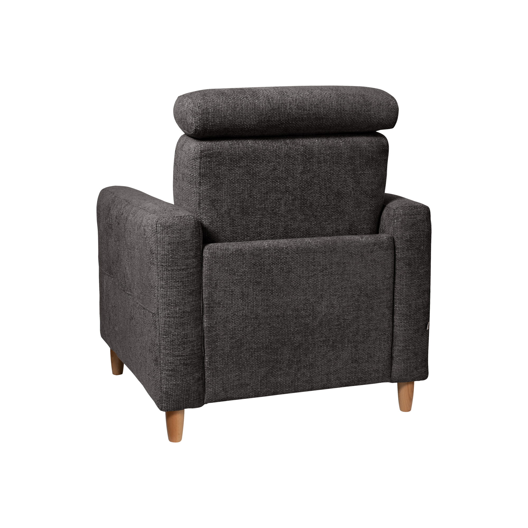 Fauteuil tissu Chambord INNOV'STYLE - Noir | Camif