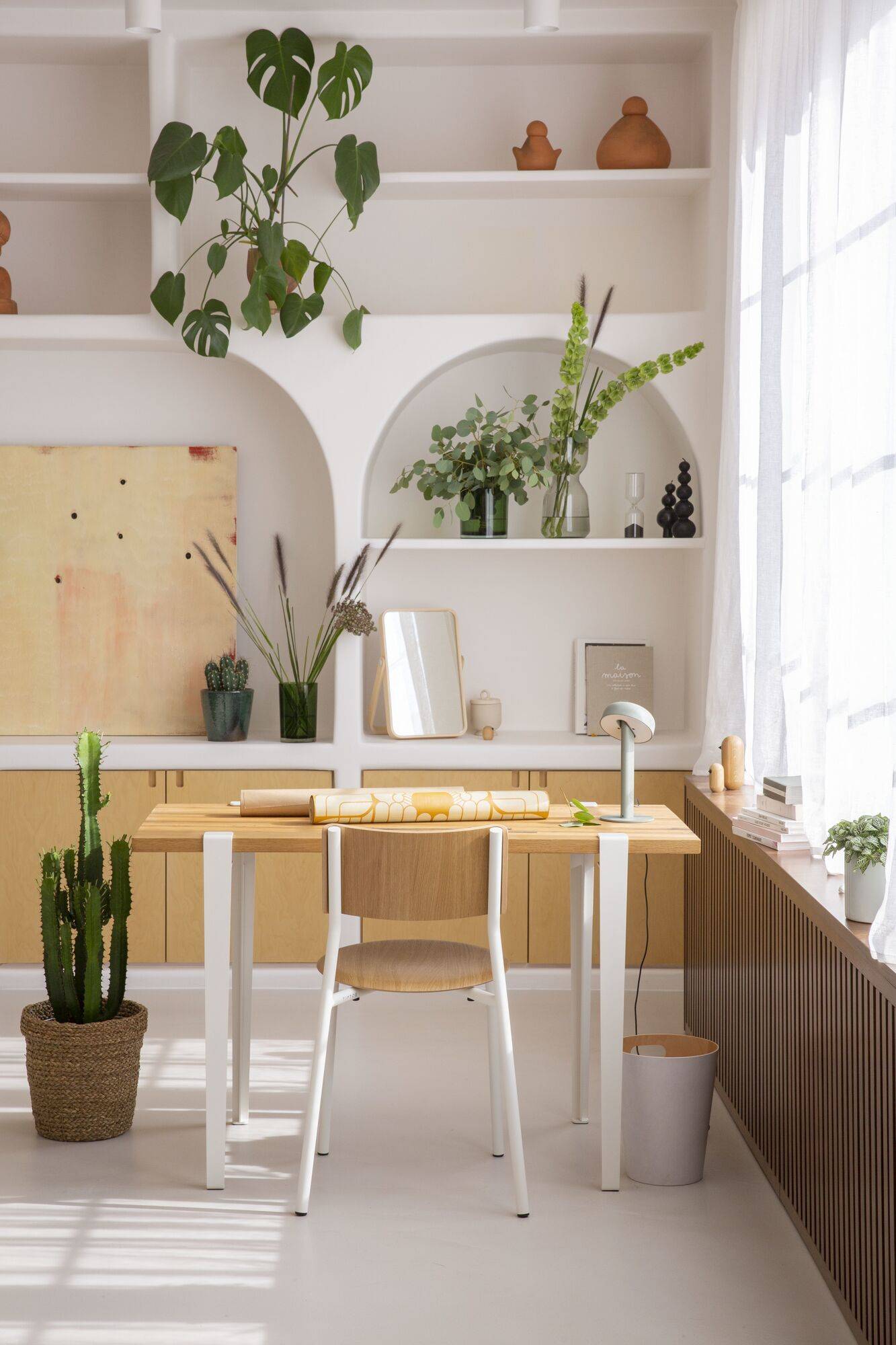 TIPTOE Lampe à poser Nod - Gris Eucalyptus | Camif